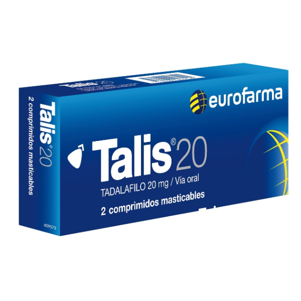TALIS 20 MG 2 COMPRIMIDOS MASTICABLES | Farmashop