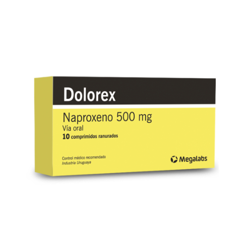 DOLOREX 500 MG 10 COMPRIMIDOS | Farmashop