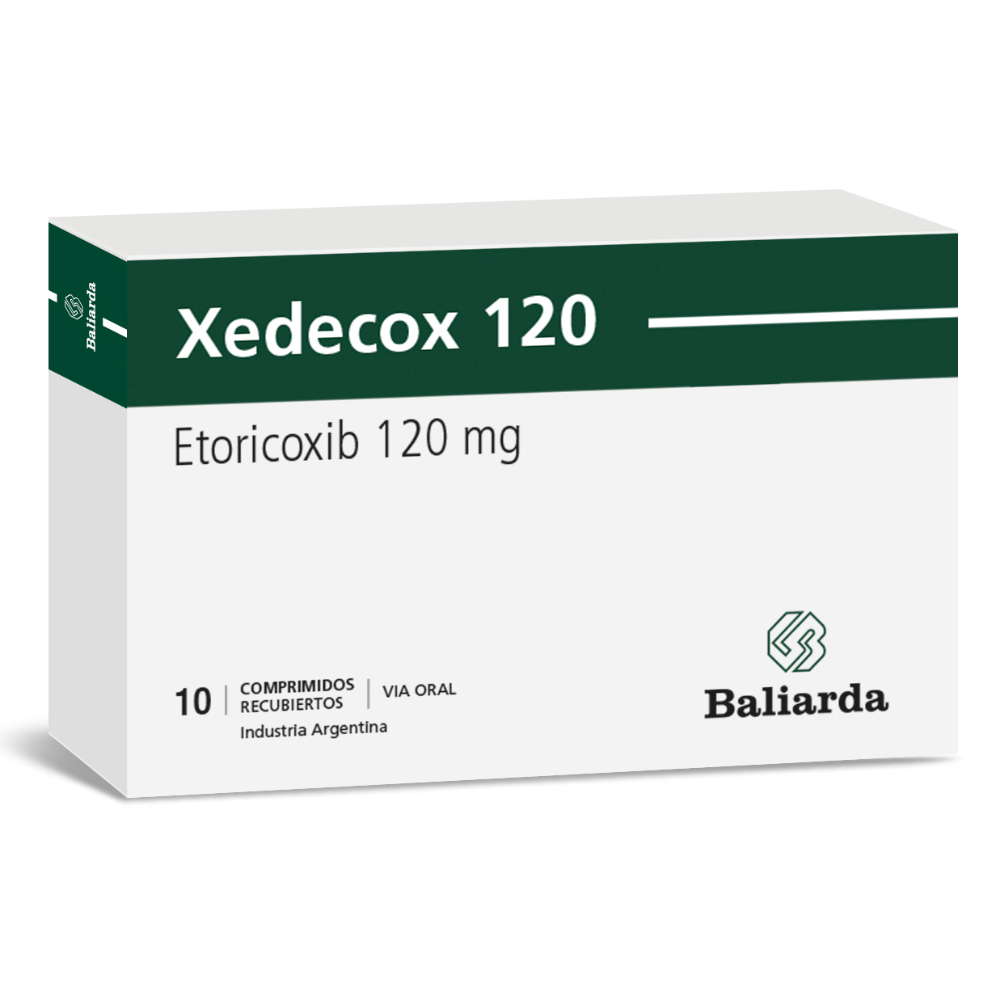 XEDECOX 120 MG 10 COMPRIMIDOS | Farmashop