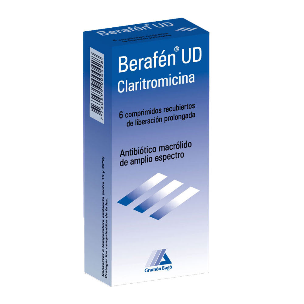 Berafen Ud 500 Mg 6 Comprimidos | Farmashop