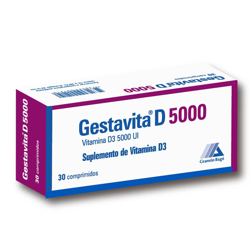 GESTAVITA D 5000 30 COMPRIMIDOS | Farmashop