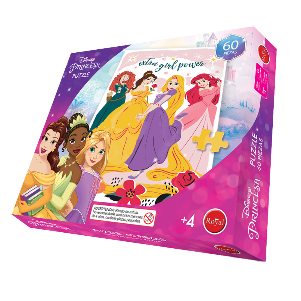 Royal Puzzle 60 Piezas Princesas